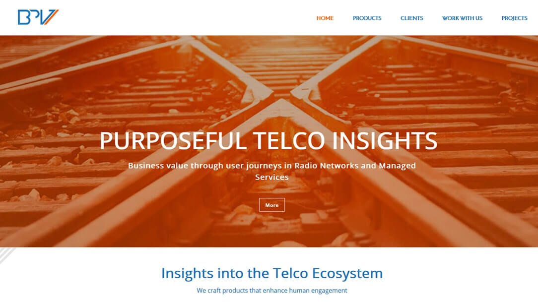 BPV Solutions a WordPress Website Application for It & Telecom Products