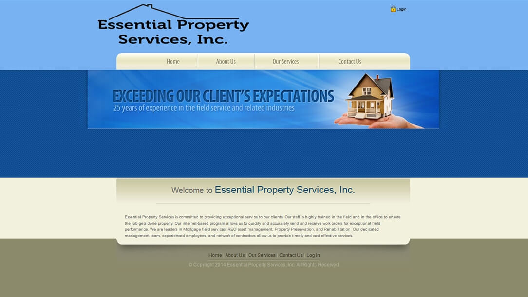 EP Services a Property Services Website