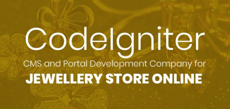 CodeIgniter CMS Portal Development Company for Jewelry Store Online